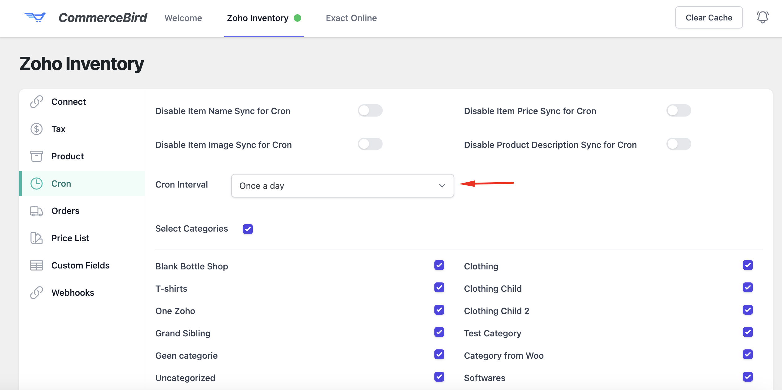 7. Cron Configuration